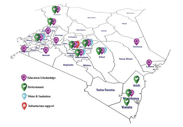WHERE WE WORK – KenGen Foundation